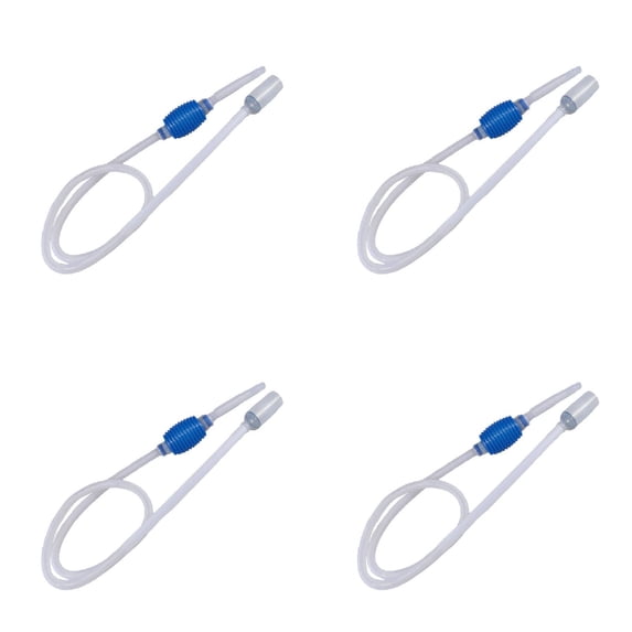 6/4/3/2/1 Pack Fish Tank Siphon,5.5ft Aquarium Vacuum,Water Changer ...