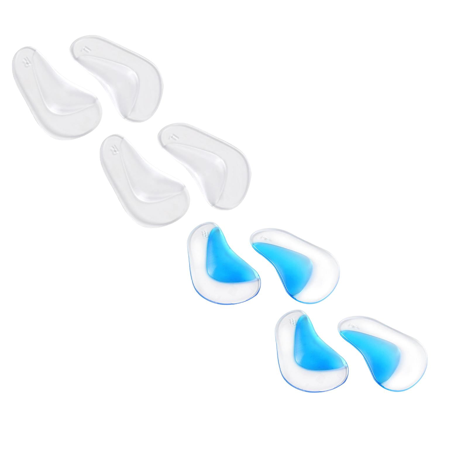 6/4/3/2/1 Pairs Arch Support Shoe Inserts For Flat Feet Reusable Gel ...