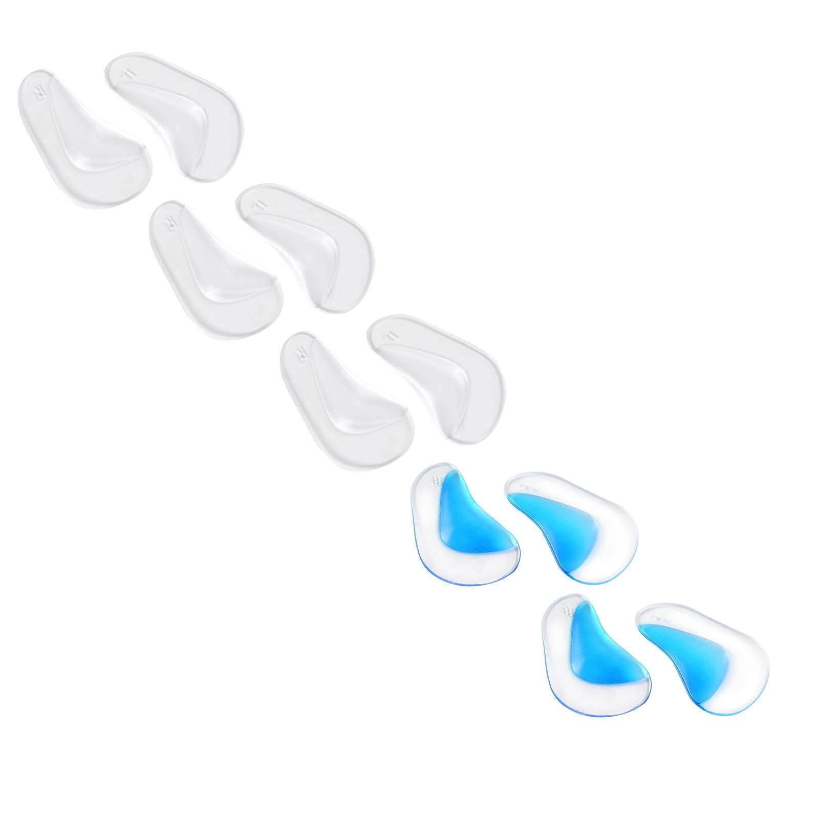6/4/3/2/1 Pairs Arch Support Shoe Inserts For Flat Feet Reusable Gel ...