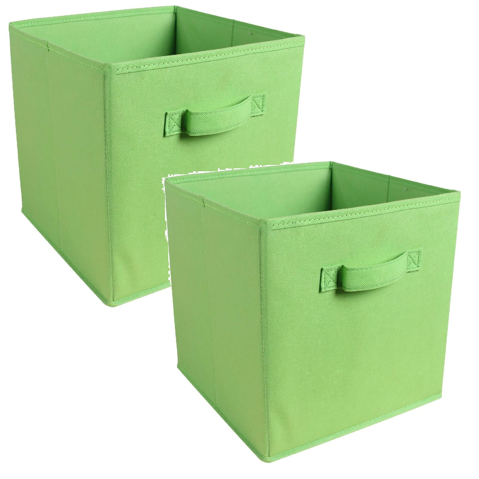 6/4/3/2/1pcs Collapsible Storage Cubes 11 Inch Heavy Duty Fabric ...
