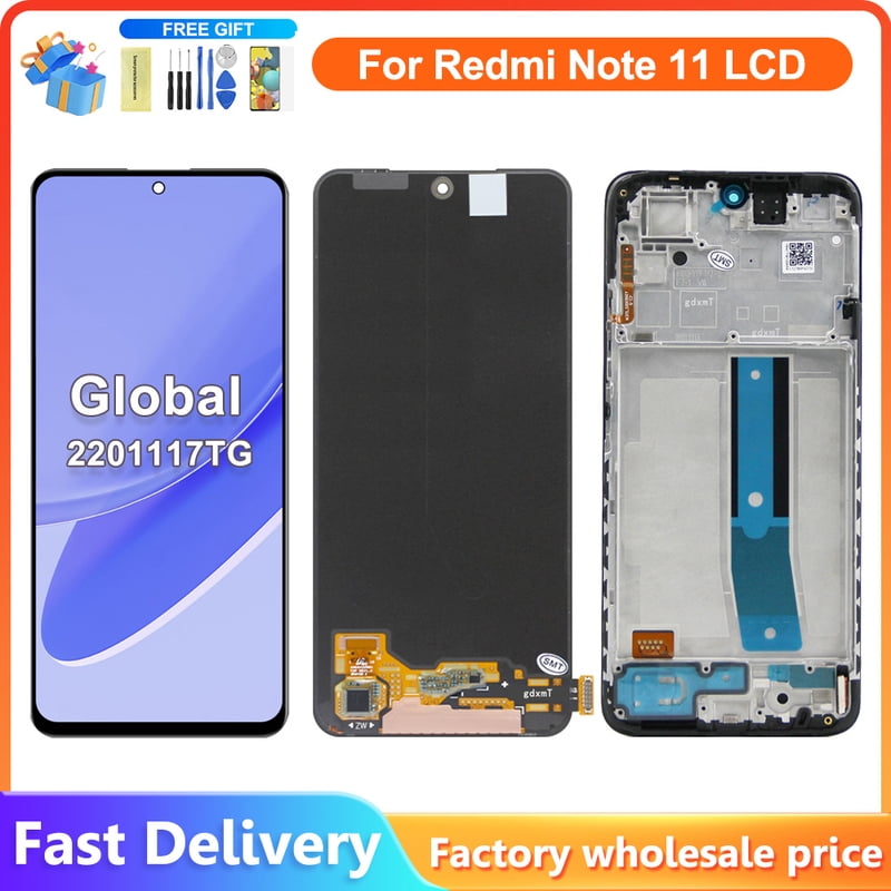 6.43" AMOLED For Redmi Note 11 (Global) Screen Replace, for Xiaomi ...