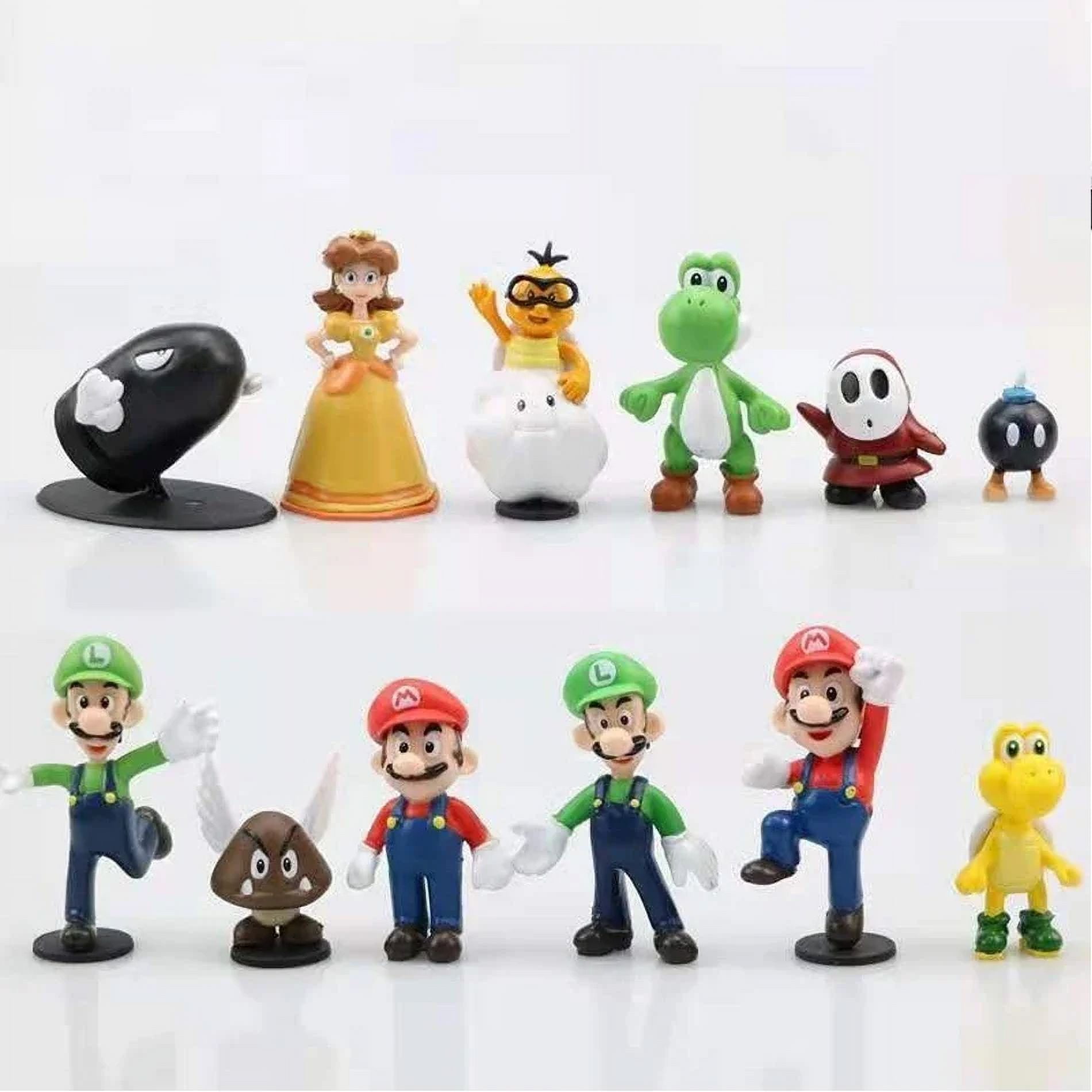 6-48pcs/set Super Mario Bros PVC Action Figure Toys Dolls Model Set ...
