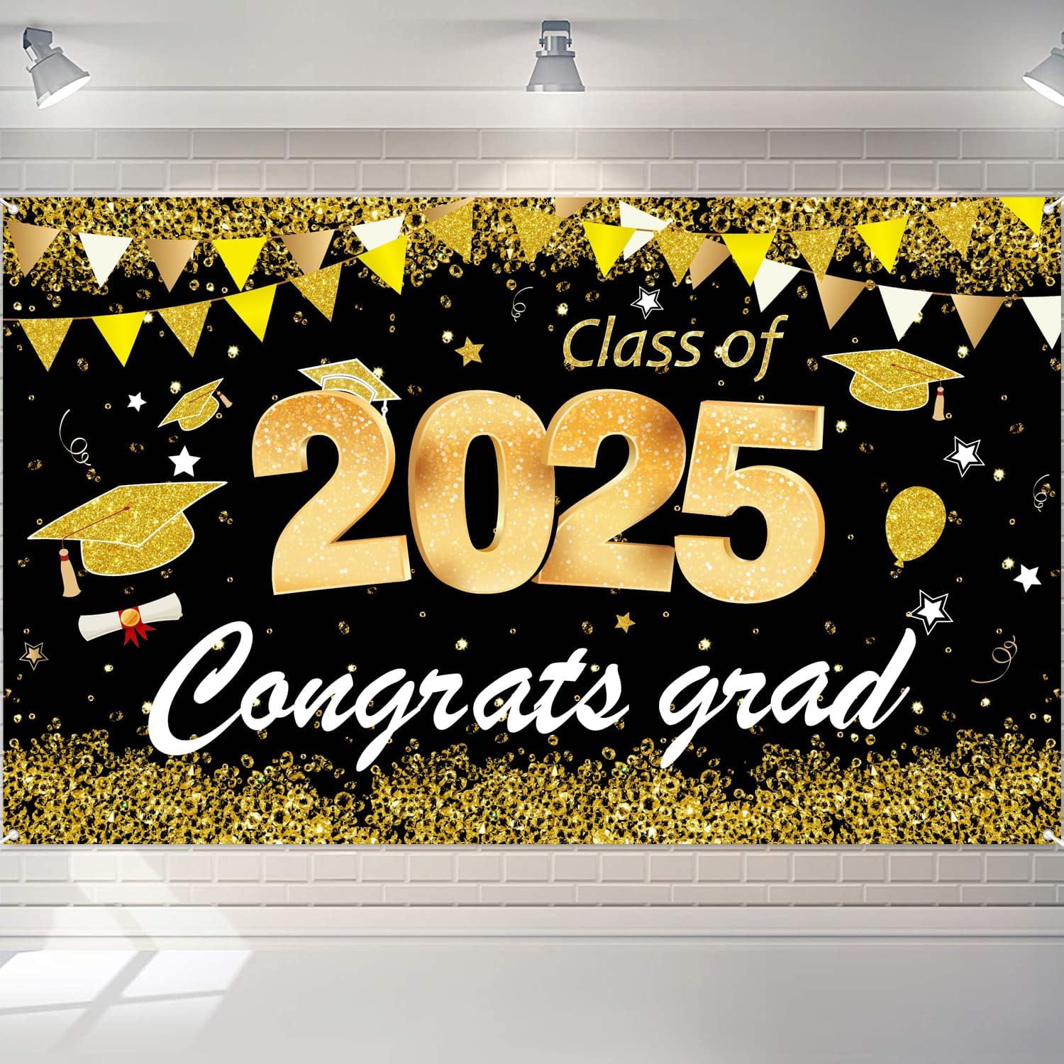 6*4FT Class of 2025 Banner Backdrop | Graduation Party Decorations 2025 ...