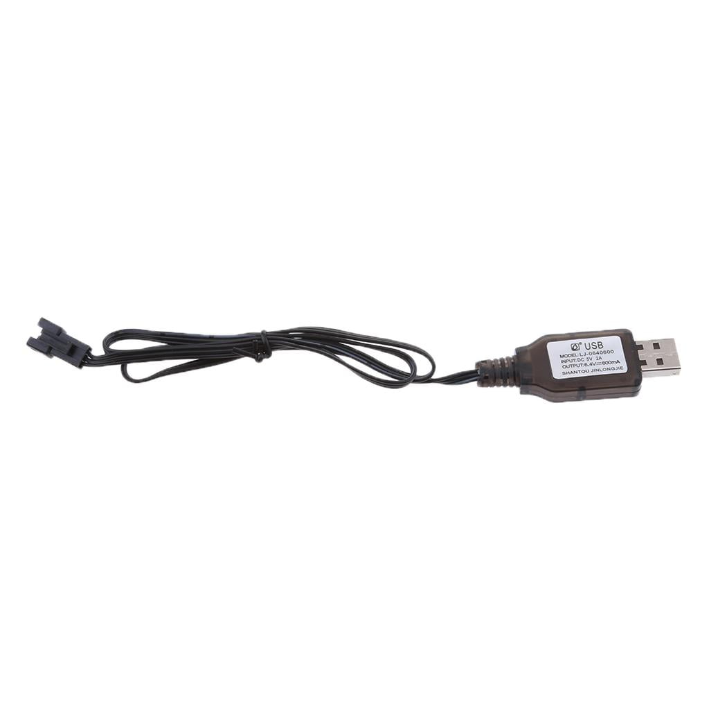 6.4V USB to -3P Plug Battery Charging Cable with Internal IC Charge ...