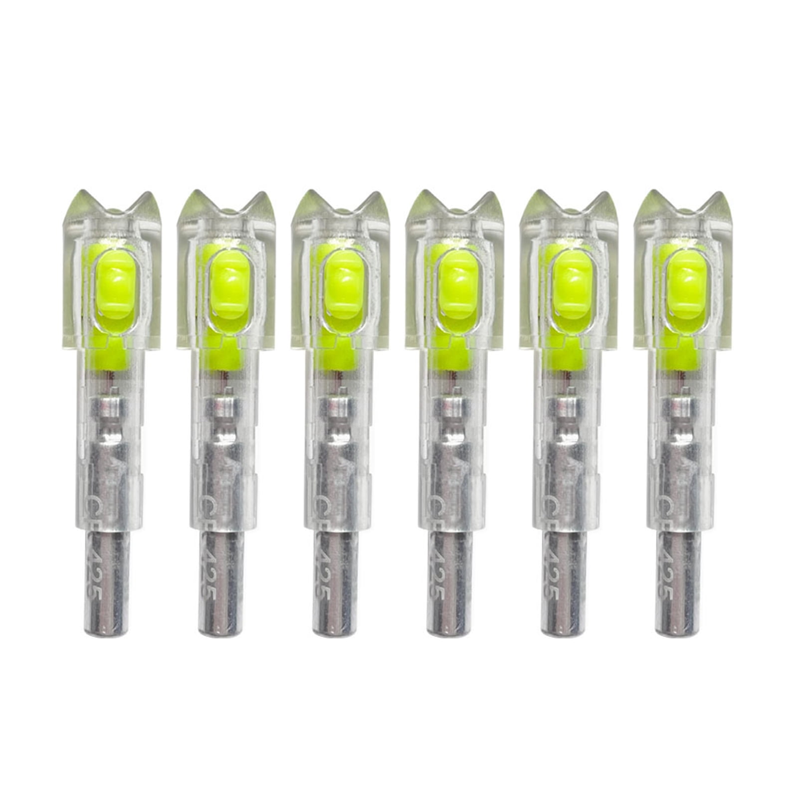 6.4mm LED Lighted Arrow Nocks for Carbon Arrows, Auto-Illuminating ...