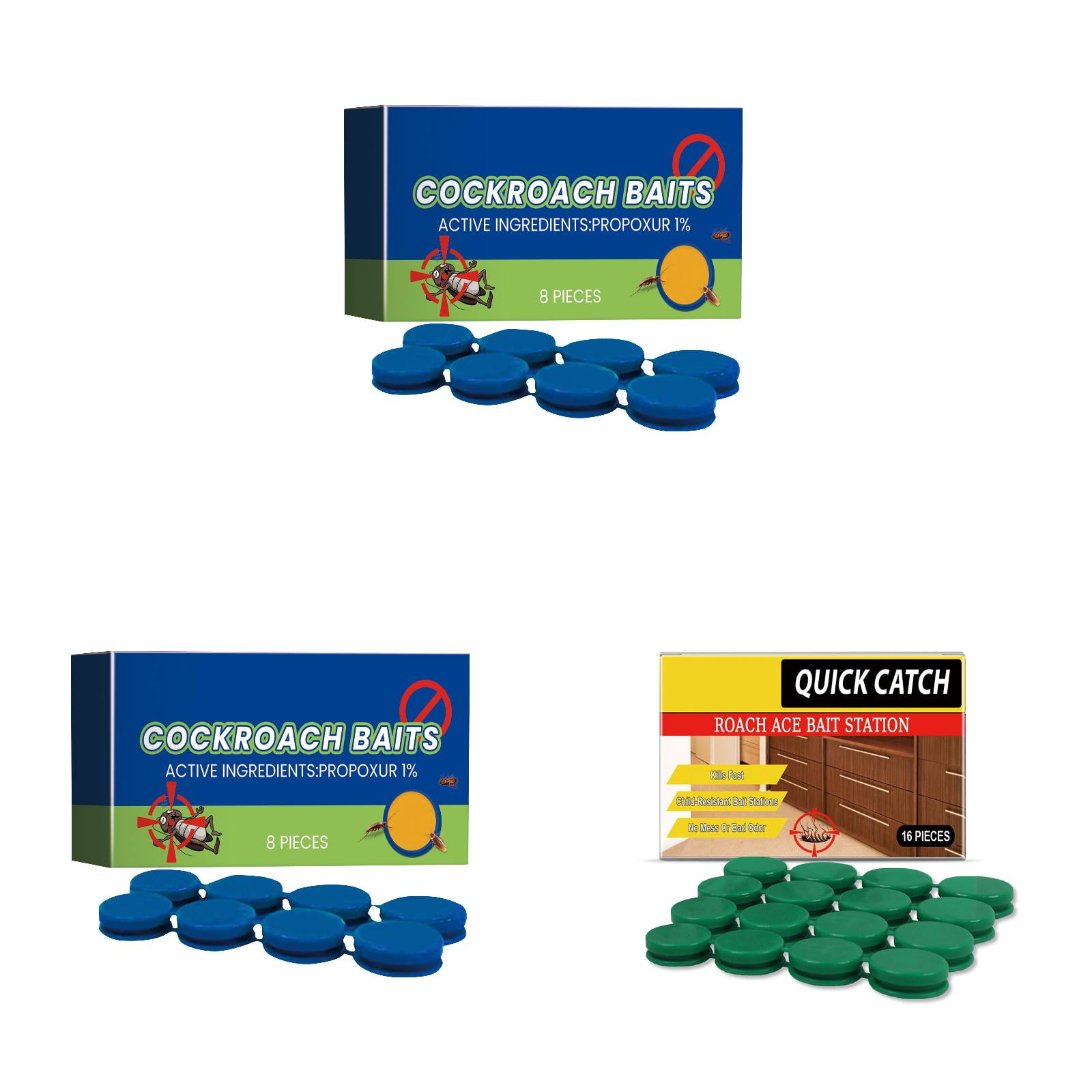 6/5/4/3/2/1 Box Roach Killing Bait Roach Nest Elimination Roach Bait ...