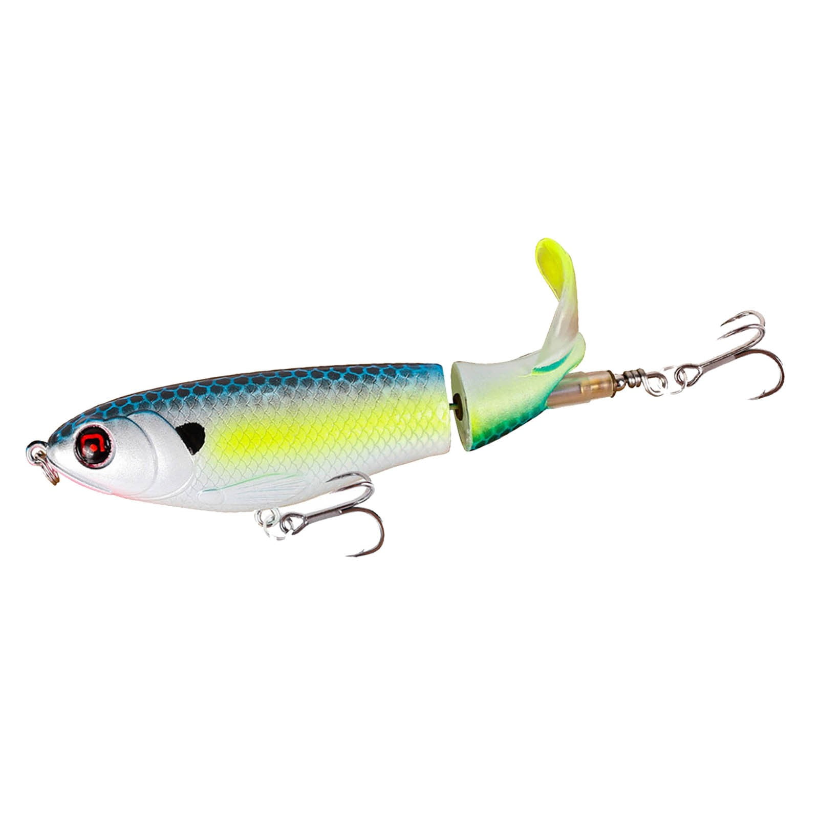 6/5/4/3/2/1pcs Fishing Lure, Topwater & Swimbait Set with 360° Rotating ...