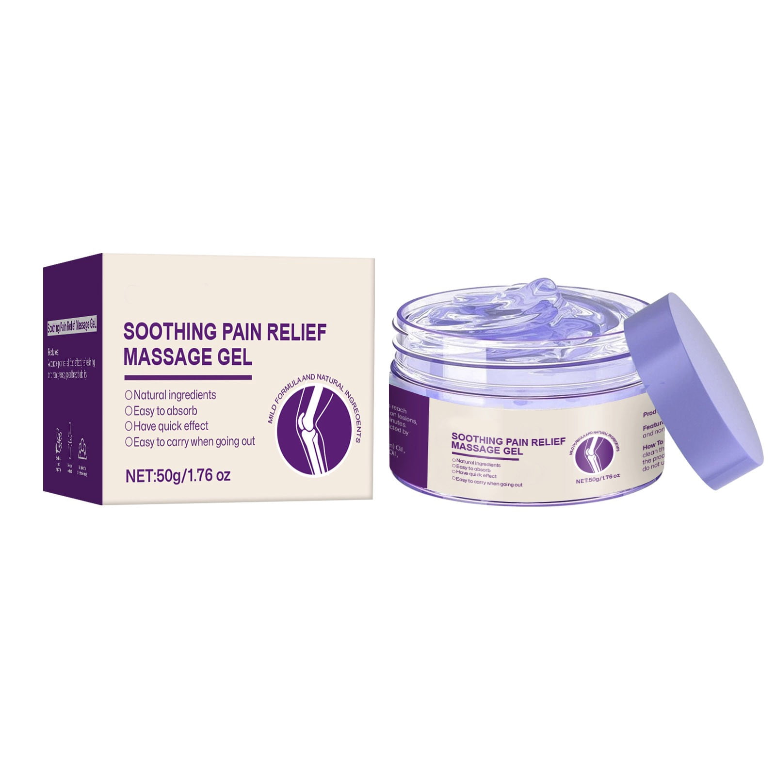 6/5/4/3/2/1pcs Joint Gel Purple Gel Soothing Massage Cream Joint ...