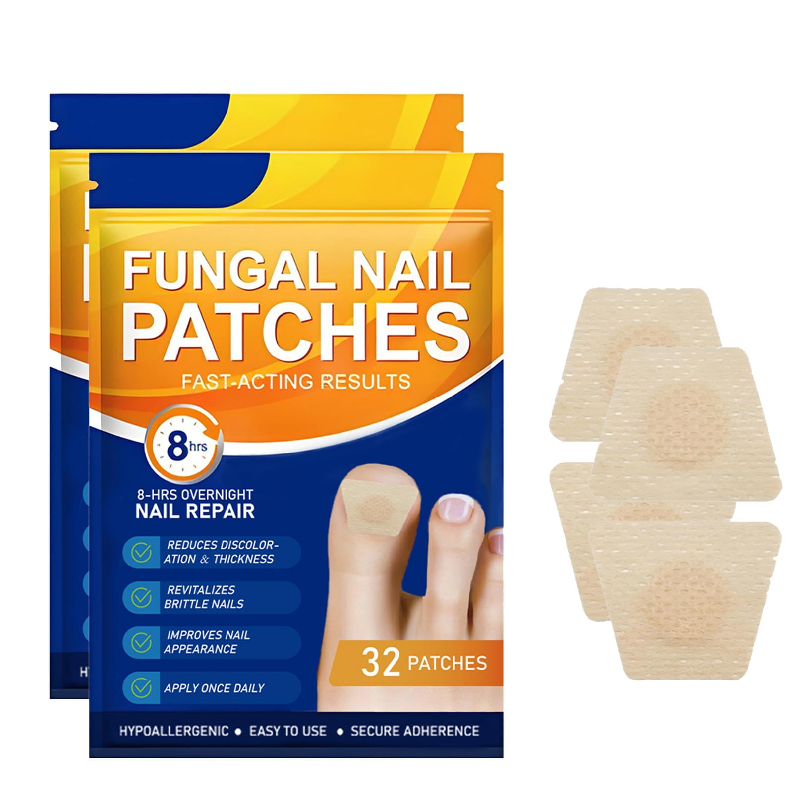 6/5/4/3/2/1pcsFungal Nail Patch, Nail Repairing Patch for Damaged Nails ...