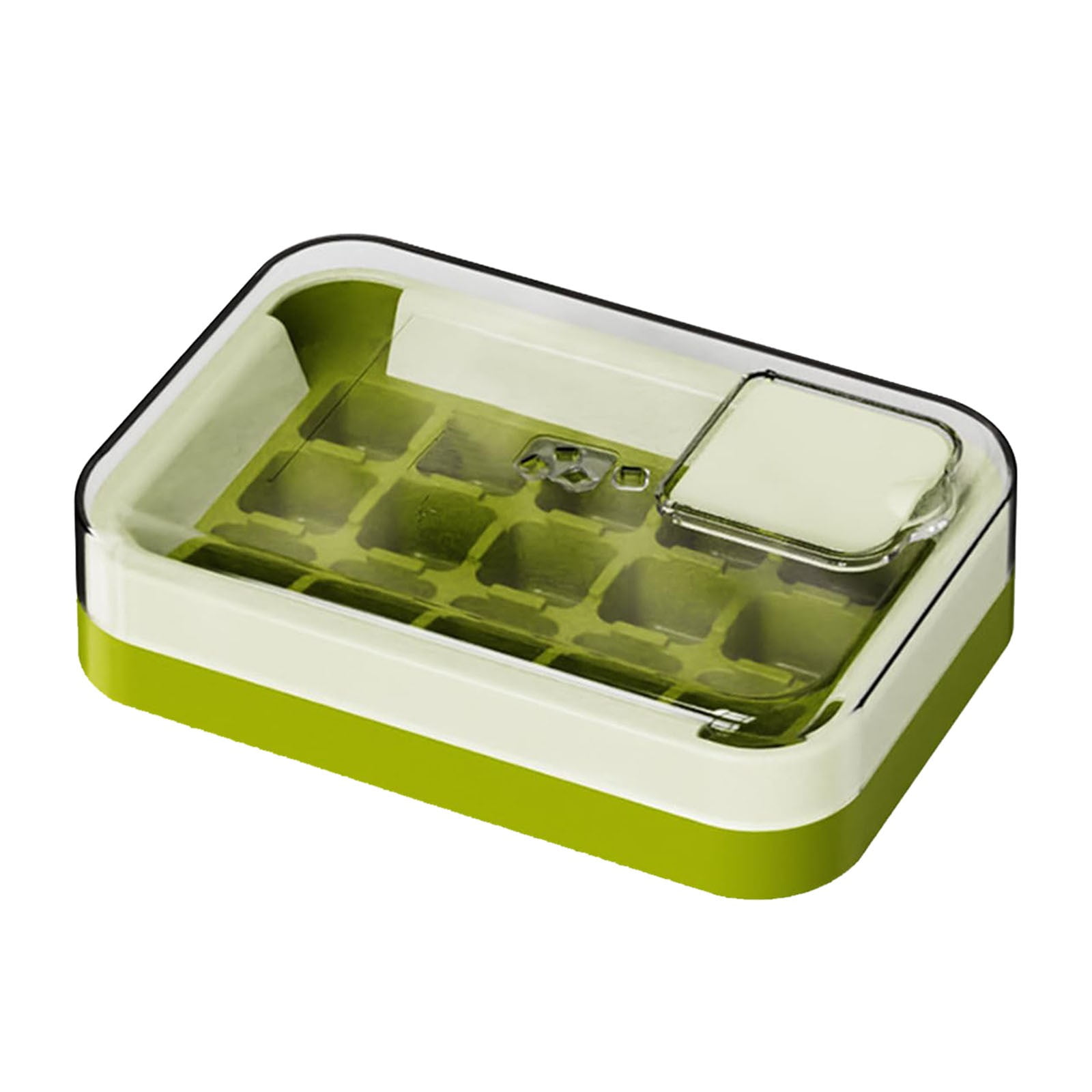 6.5*4.4'' Ice Tray with Lid Easy Release Ice Tray, Ice Trays for ...