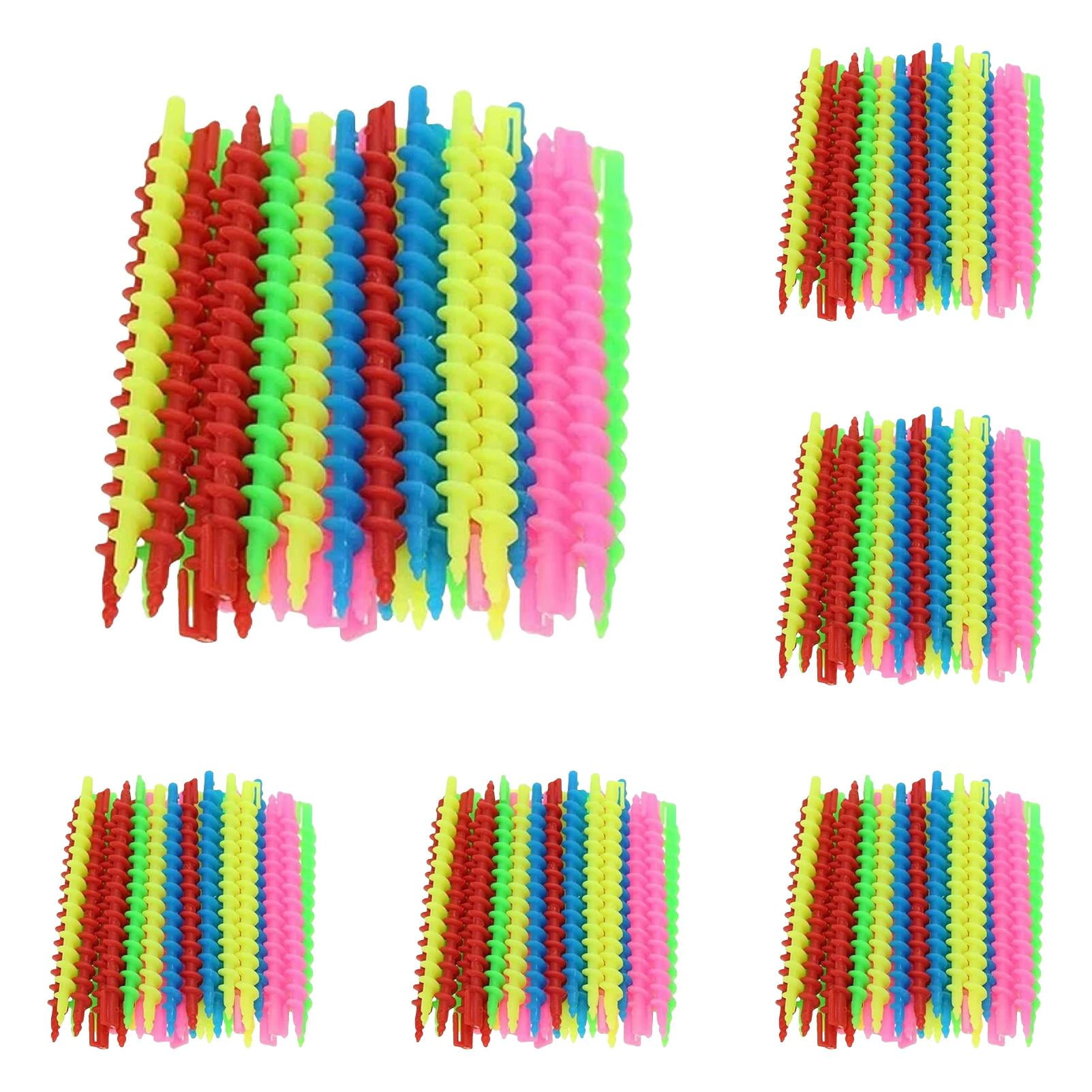 6/5/4pcs Spiral Hair Perm Rods Plastic Small Rod Hair Rollers Salon ...