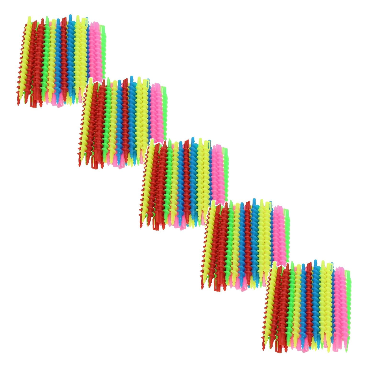 6/5/4pcs Spiral Hair Perm Rods Plastic Small Rod Hair Rollers Salon ...
