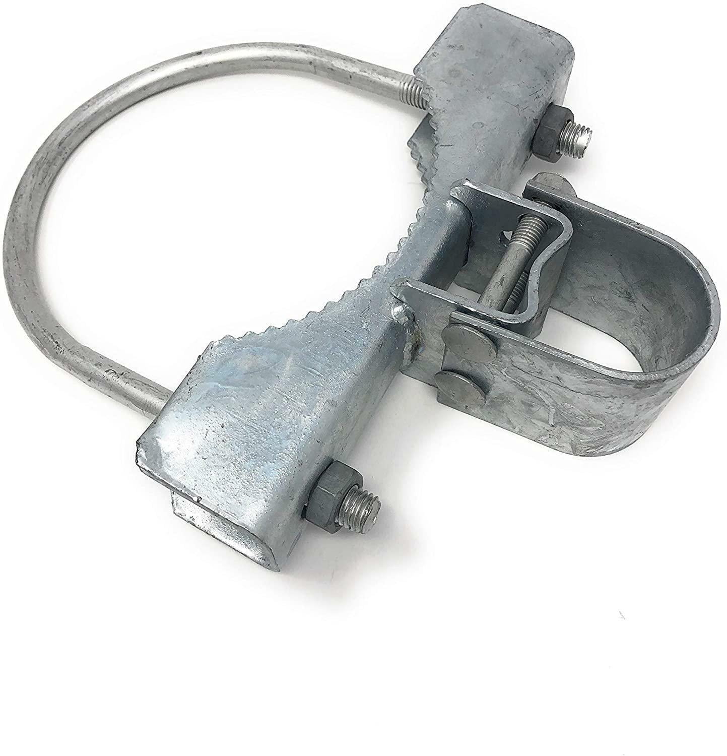6-5/8" Pressed Steel Industrial Bulldog Hinge for Chain Link Gate (Pack ...