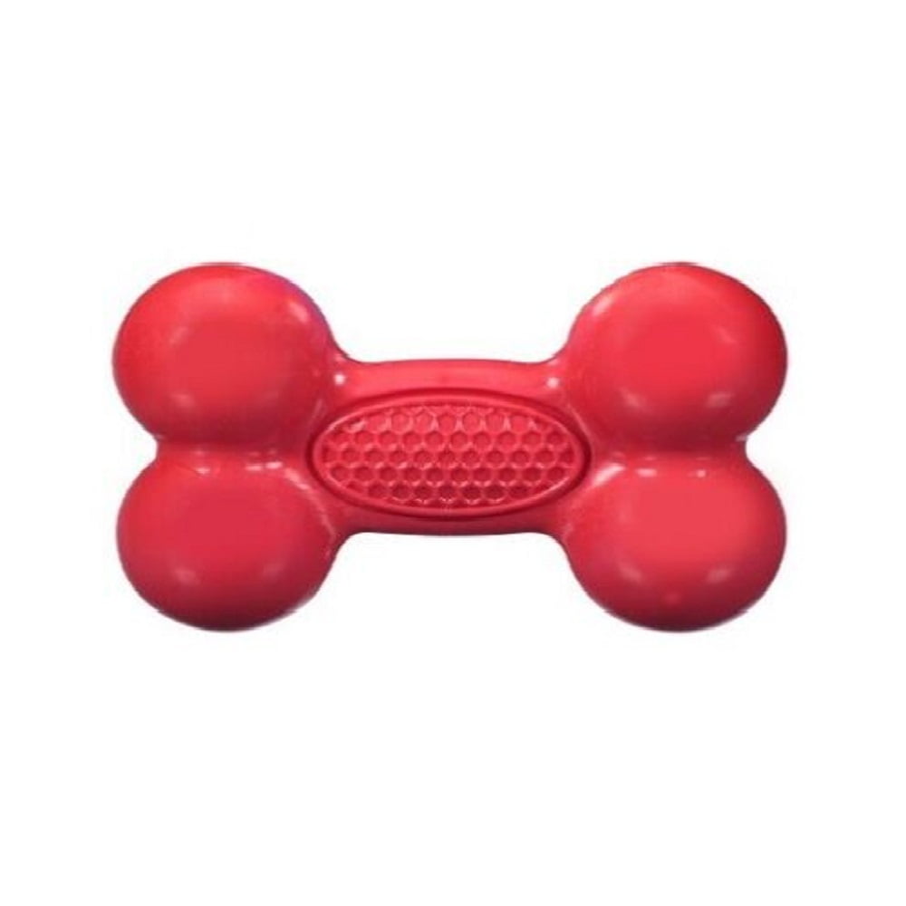6.5" Dog Bone Toy Tough Floating Vanilla Infused Squeaker - Walmart.com