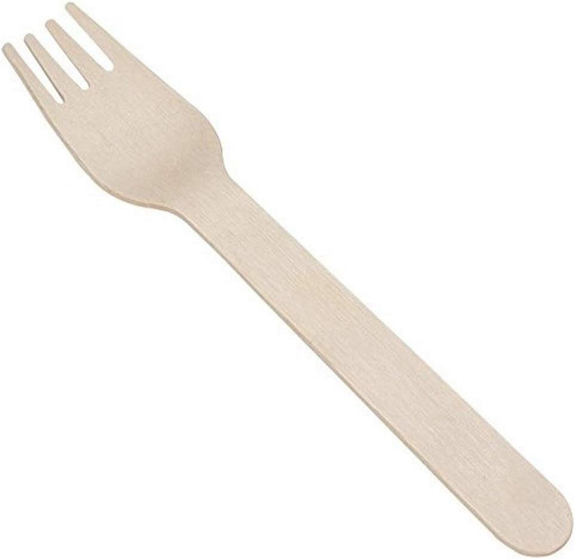 6.5" Eco Gecko Wooden Fork / 1,000-ct Case - Walmart.com