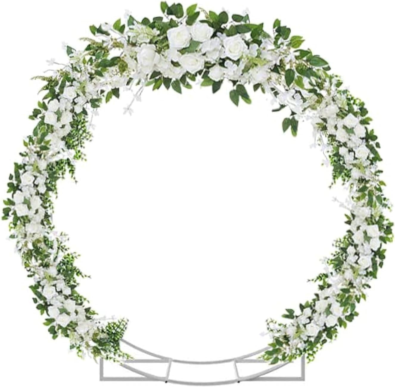 6.5 Ft Round Metal Arch Garden, Arbor for Garden, Indoor and Outdoor ...