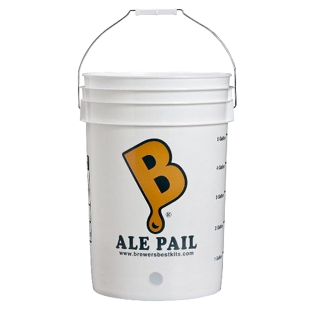 6.5 Gallon Bottling Bucket with Lid and Spigot for Bottling Beer ...