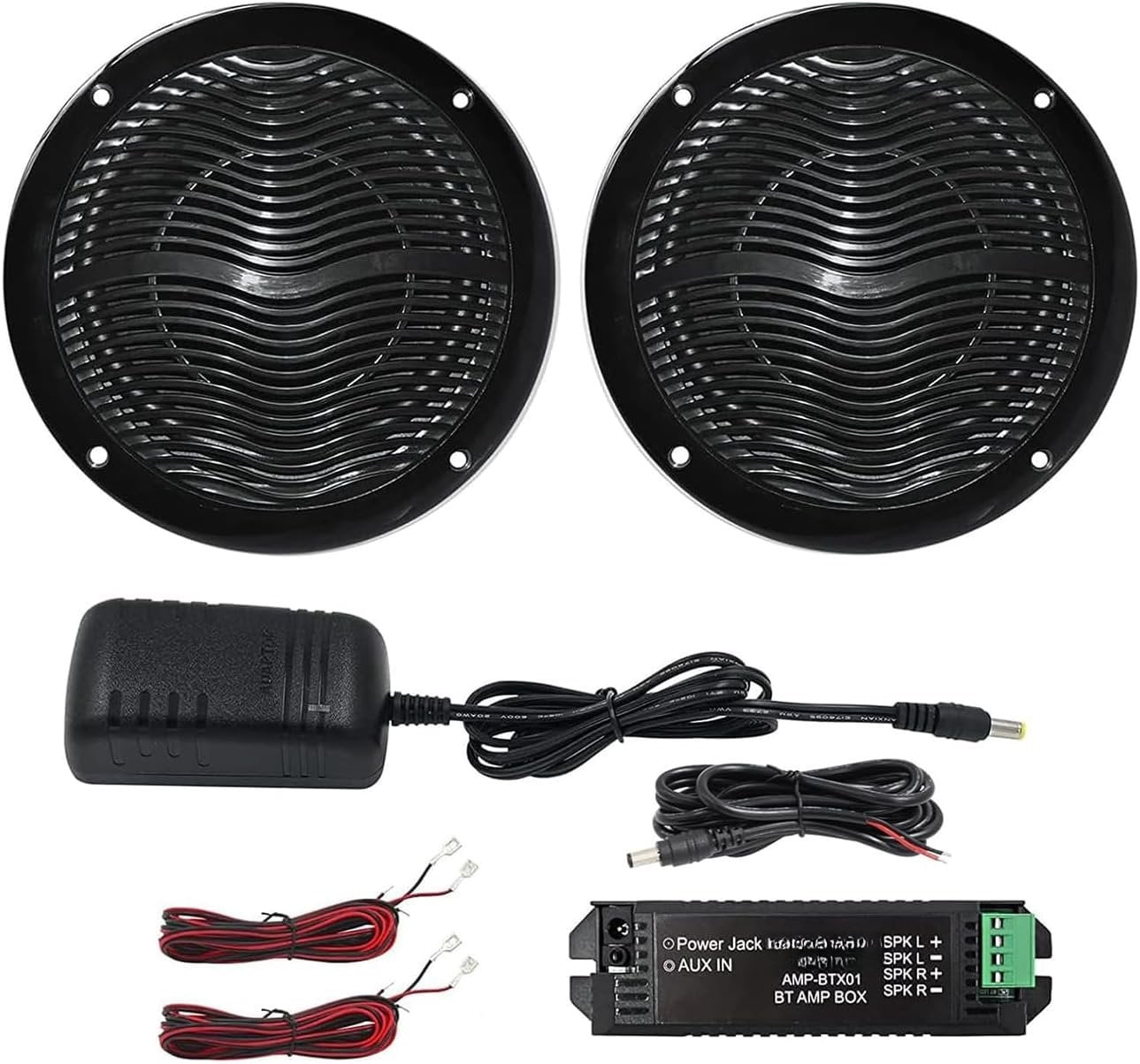 6.5 Inch Marine Speakers 2 Way 120W Boat Speakers for /ATV/UTV/Golf ...