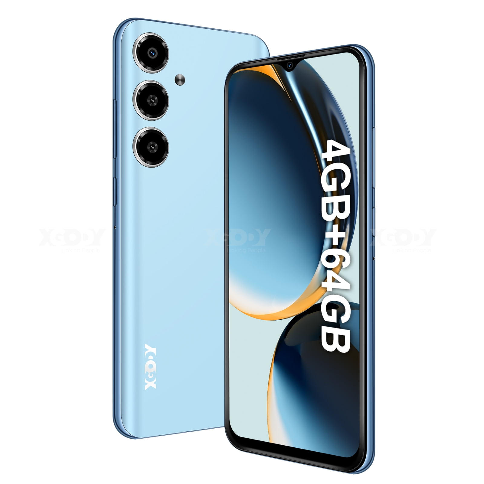 6.5 Inch Unlocked Smartphones, 4+64G , 2.5D Incell Screen Android 10.0 ...