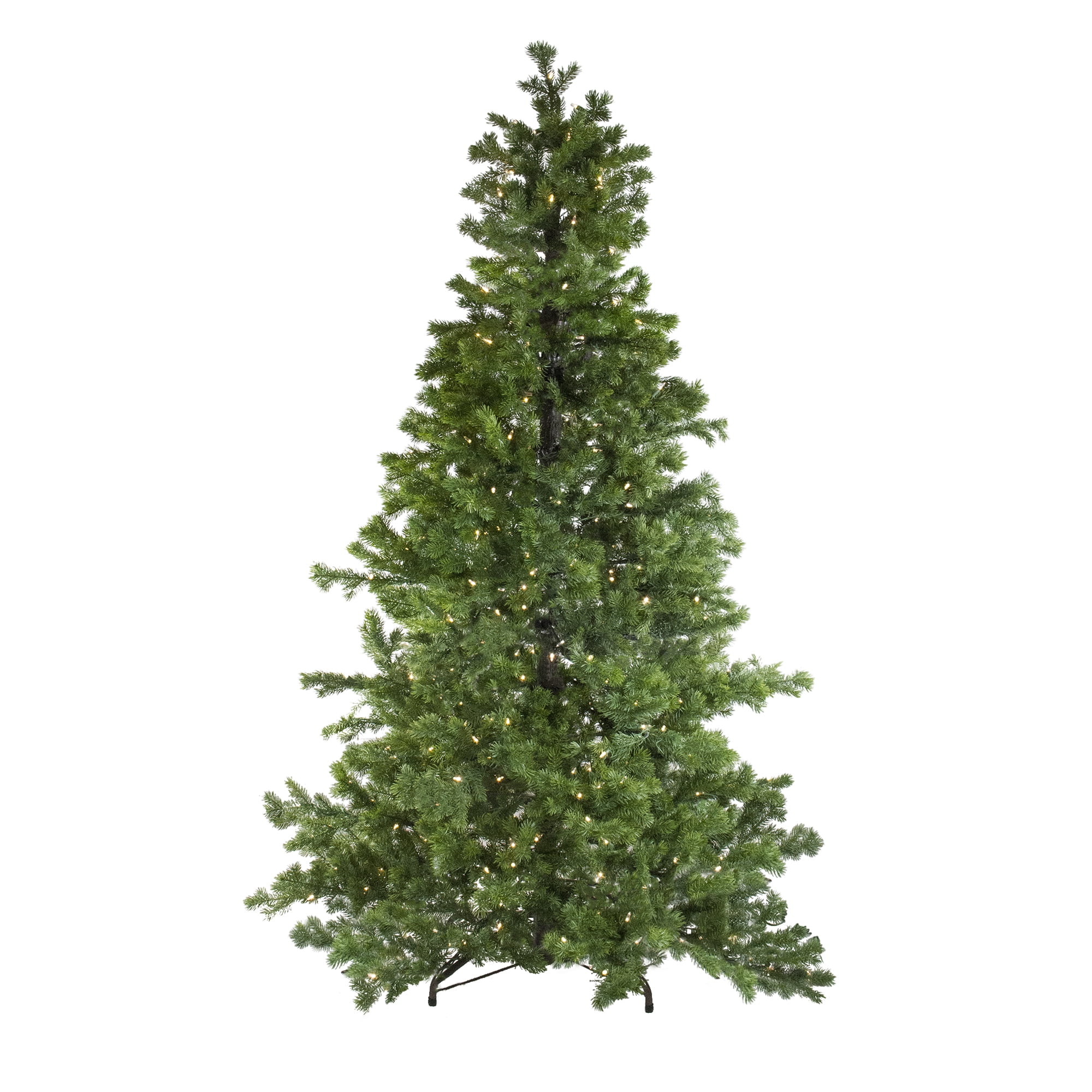 6.5' Layered Pine Instant Power Technology Single Plug Christmas Tree ...
