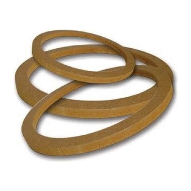 6.5" MDF Speaker Rings 1 Pair = 2 Rings Car Audio Fiberglass Mounting ...