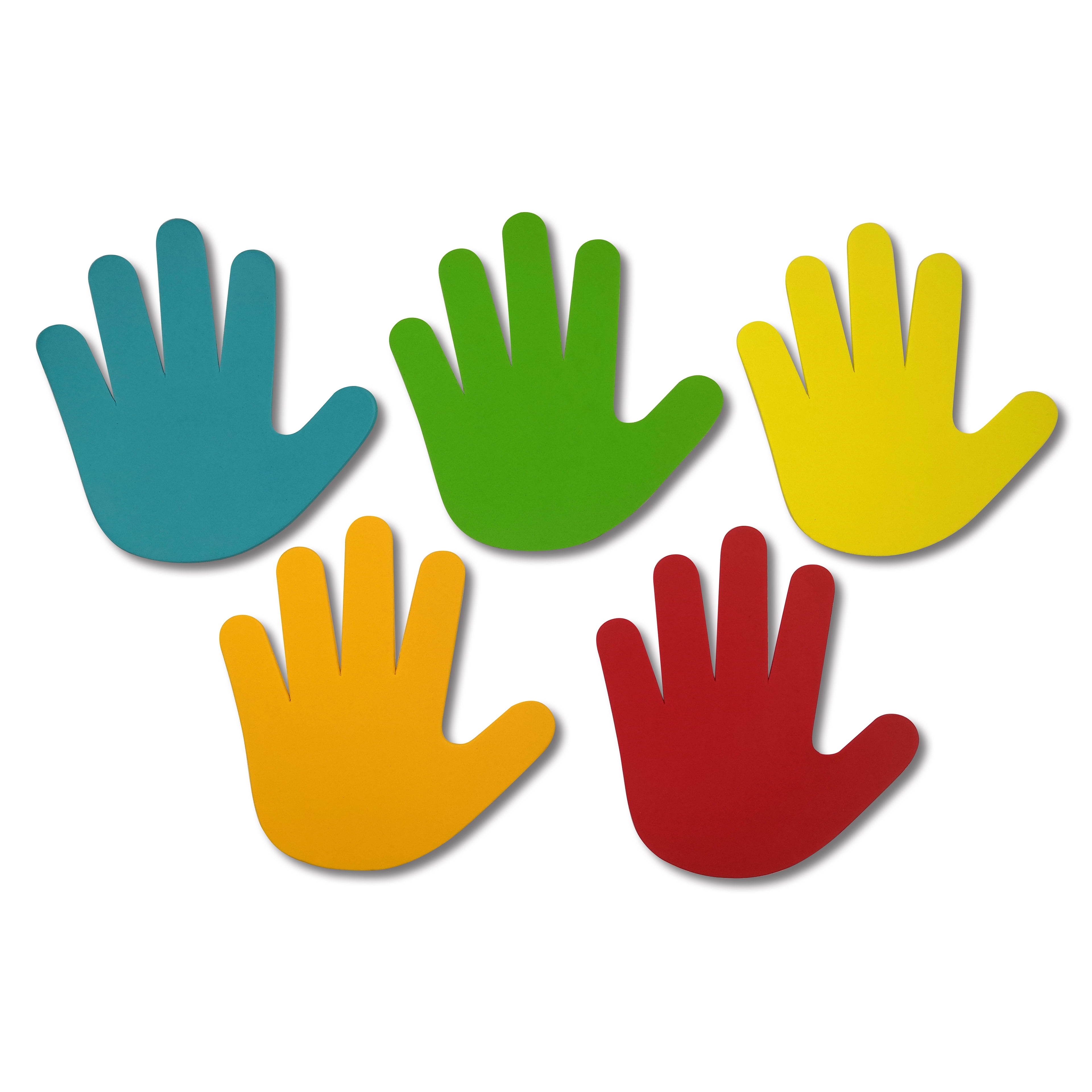 6.5" Primary Hand Foam Shapes - 35ct. by Creatology™ - Walmart.com