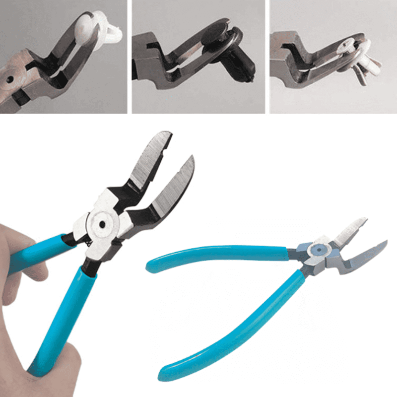 6.5‘‘ Professional Diagonal Circlip Pliers Plastic Nippers Fastener ...