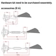 6.5' X 10' Rectangle Sun Shade Sail Uv Block Cover For Outdoor Patio ...