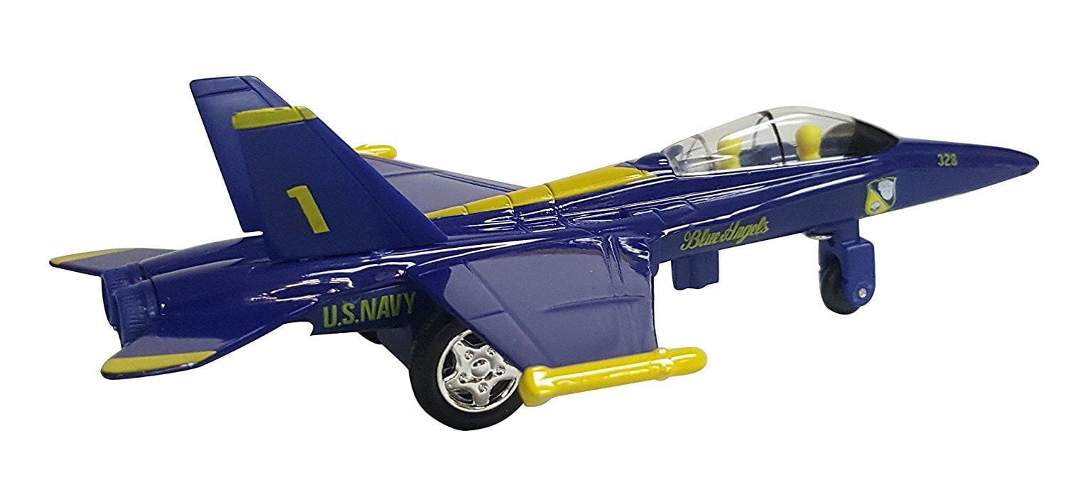 6.5" X-Planes US Navy F-18 Hornet Blue Angel Jet Diecast Toy Licensed ...