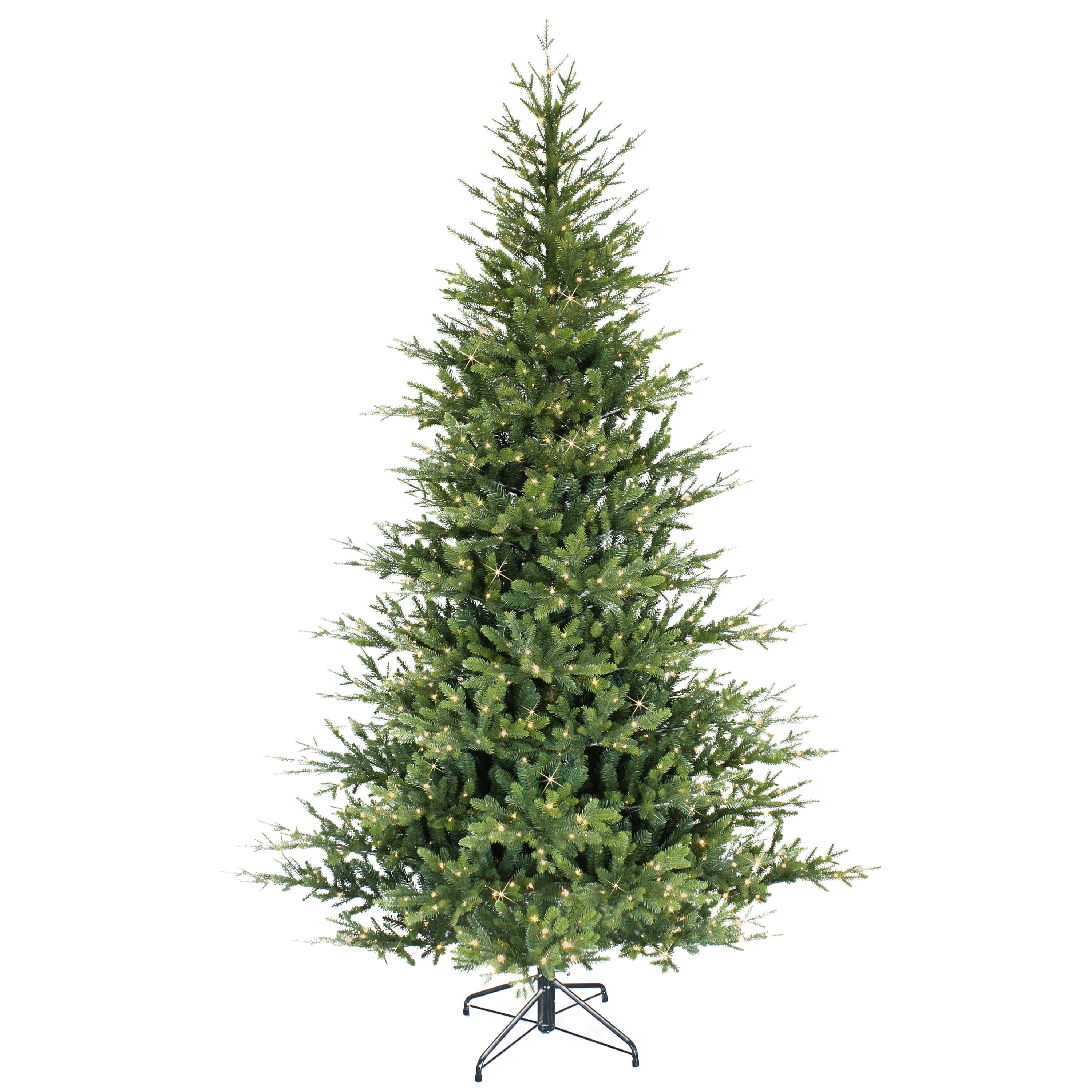 6.5 ft Pre-Lit Alberta Artificial Spruce Tree - Walmart.com
