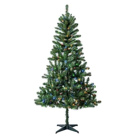 6.5 ft Pre-Lit Madison Pine Artificial Christmas Tree with 250 Color ...