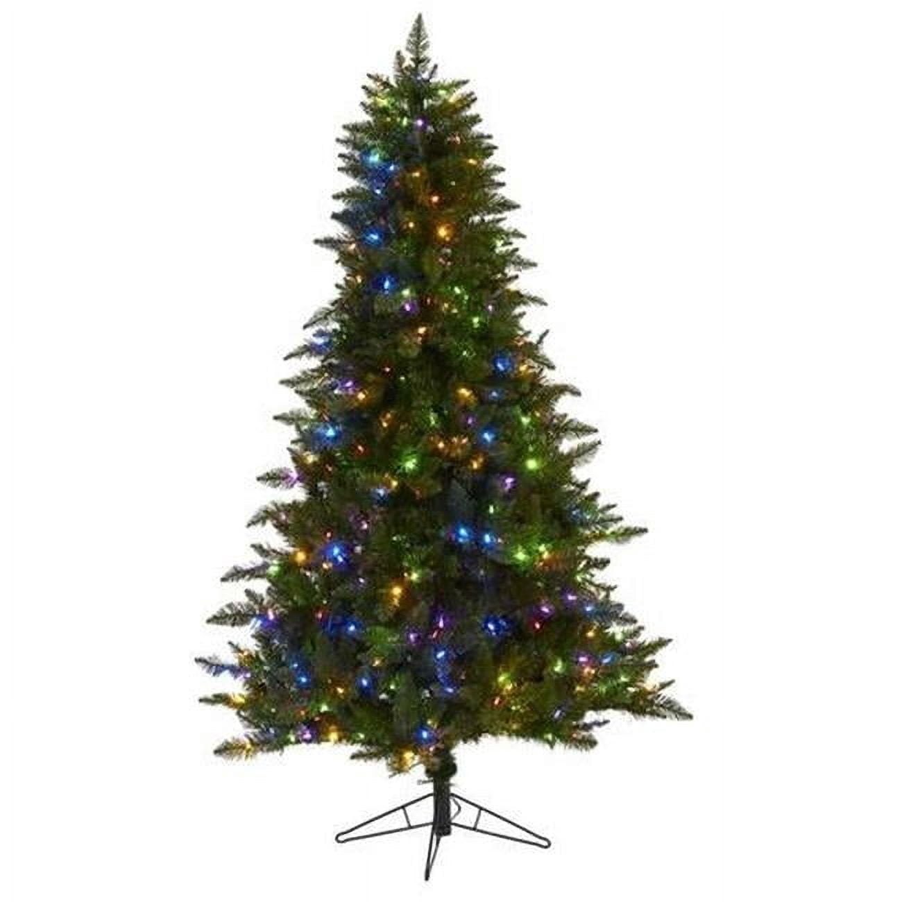 6.5 ft. Vermont Spruce Artificial Christmas Tree with 450 Color ...
