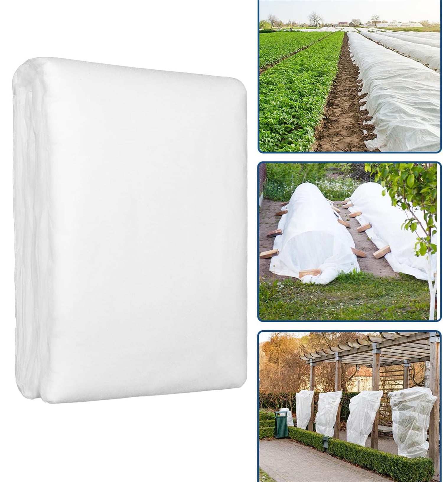 6.5 ft x 16.4 ft Plant Cover,Bexikou Plant Covers Freeze Protection ...