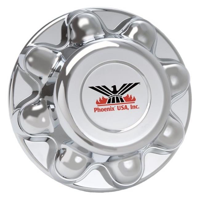 6.5 in. 8000 lbs Quick Trim Trailer Axle Hub Cover, Chrome - Walmart.com