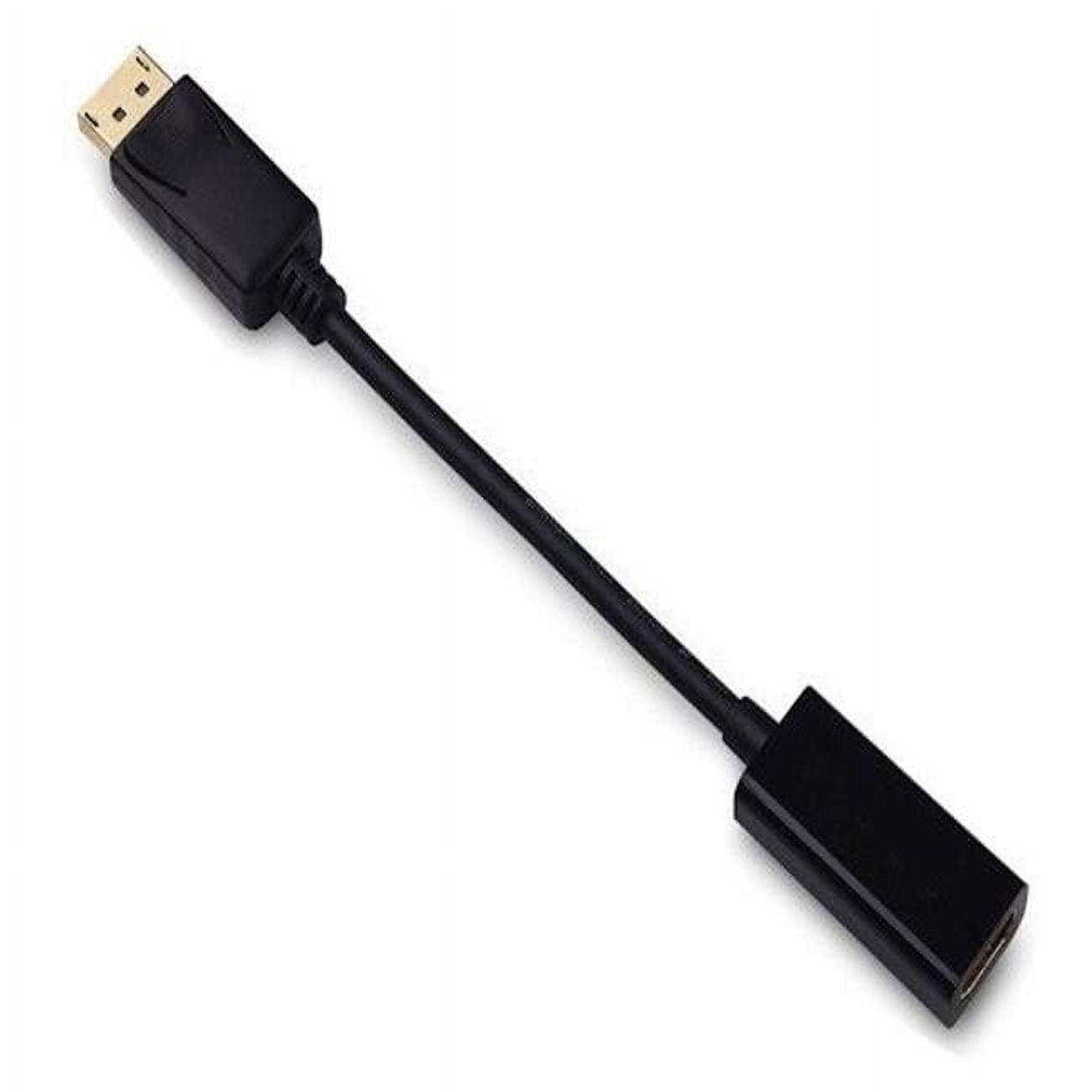 6.5 in. Displayport 1.2 Male to HDMI Female Active Adapter Cable with ...