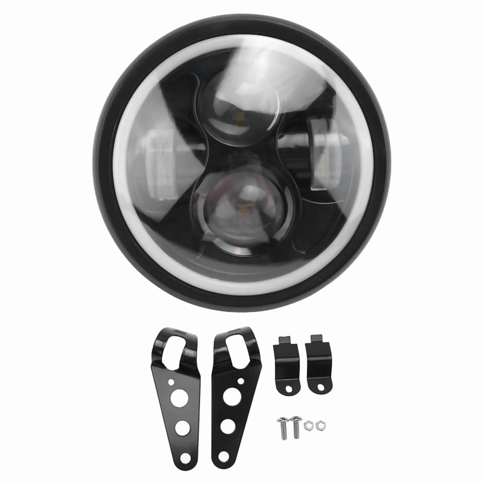 6.5 inch LED Motorcycle Headlight HiLo head light lamp Bulb DRL for ...