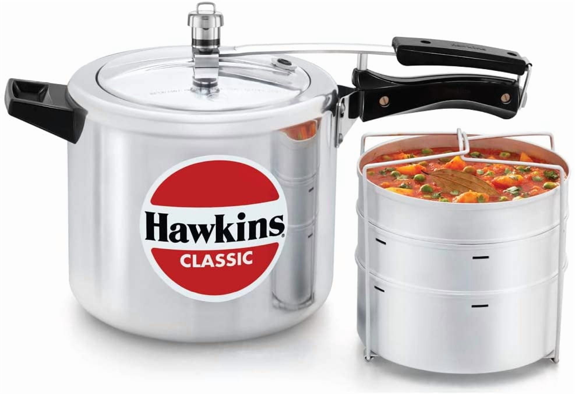 **6.5 litre classic pressure cooker with pots, inner lid cooker with ...