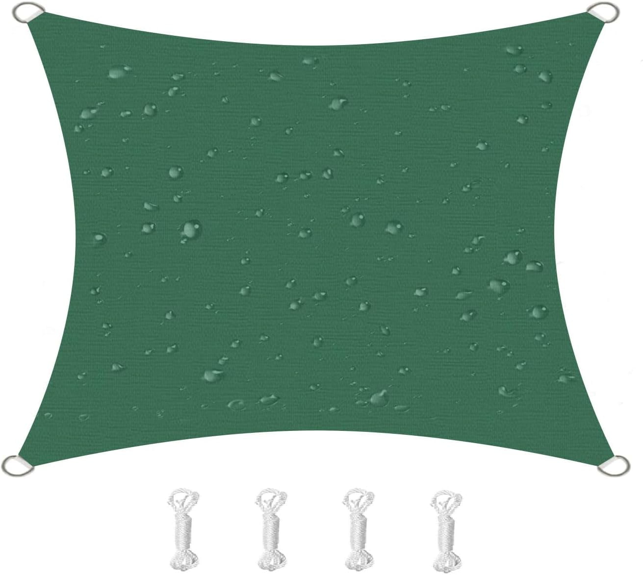 6.5' x 10' Sun Shade Sail Waterproof Sun Shade Sails Canopy Effectively ...