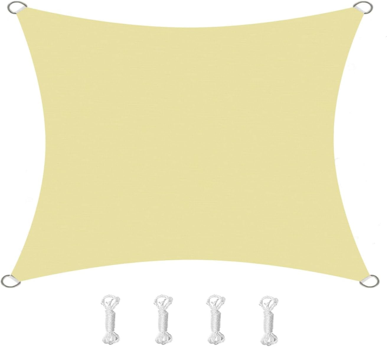 6.5' x 10' Sun Shade Sail Waterproof Sun Shade Sails Canopy Effectively ...