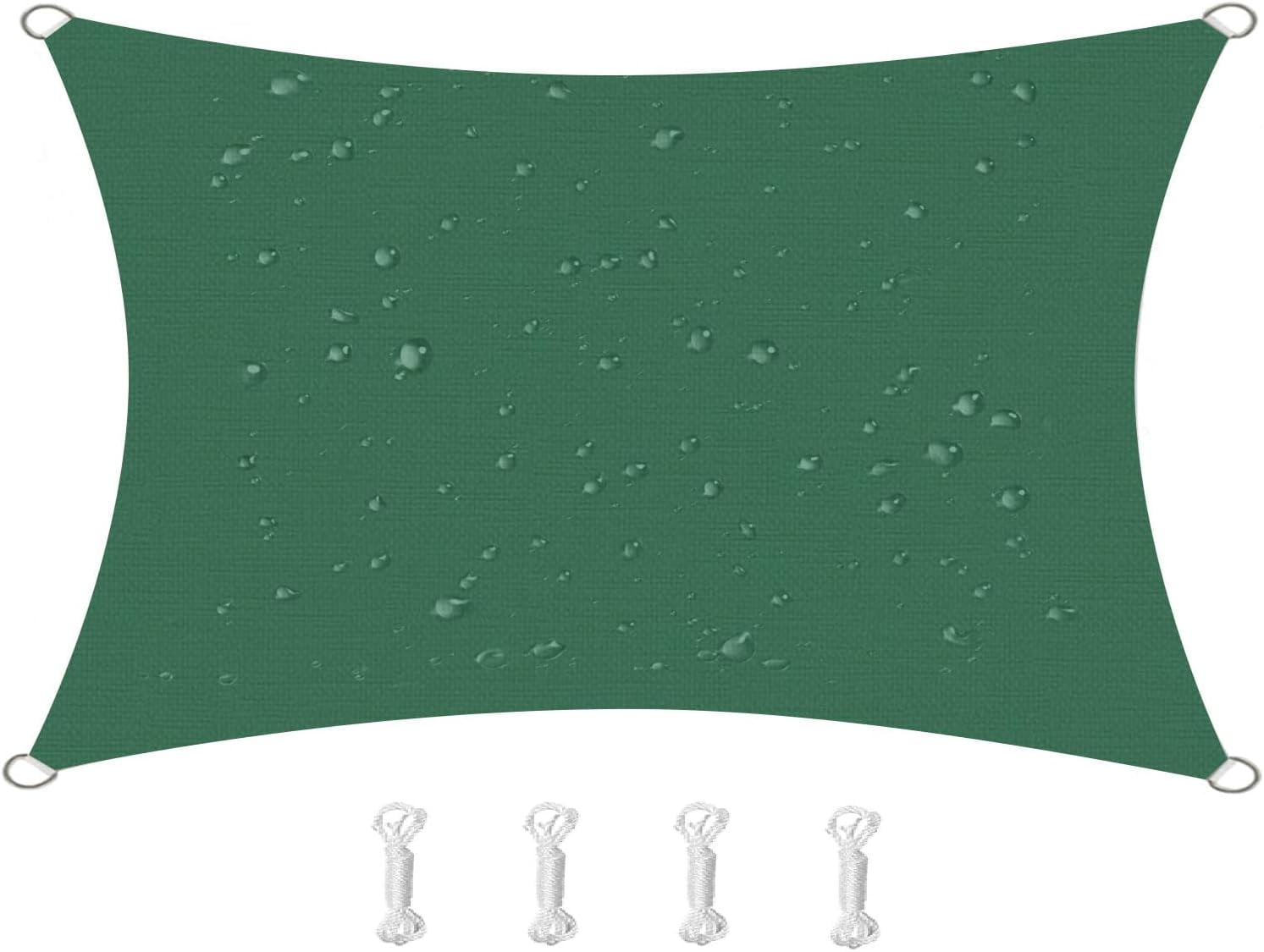 6.5' x 10' Sun Shade Sail Waterproof Sun Shade Sails Canopy Effectively ...