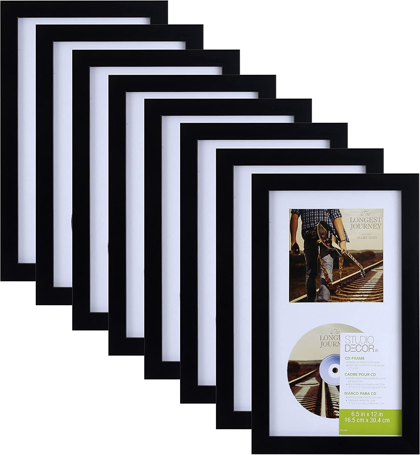 6.5" x 12" Black CD Display Case by Studio Décor - Frame and Preserve ...
