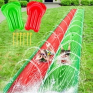 WOW Sports Backyard Super Slide - Giant Slip and Slide with Sprinkler ...
