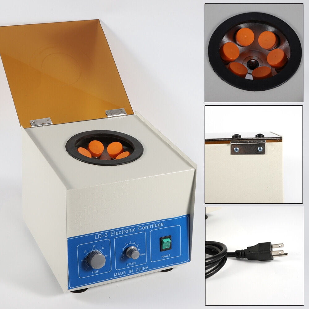 6*50ml LD-3 Electric Benchtop Centrifuge Lab Medical Practice Machine ...