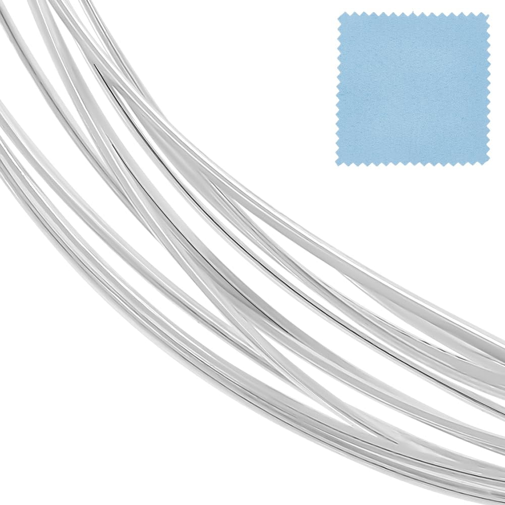 6.56 Feet 925 Sterling Silver Beading Wire Flat Bendable Bezel Strip ...