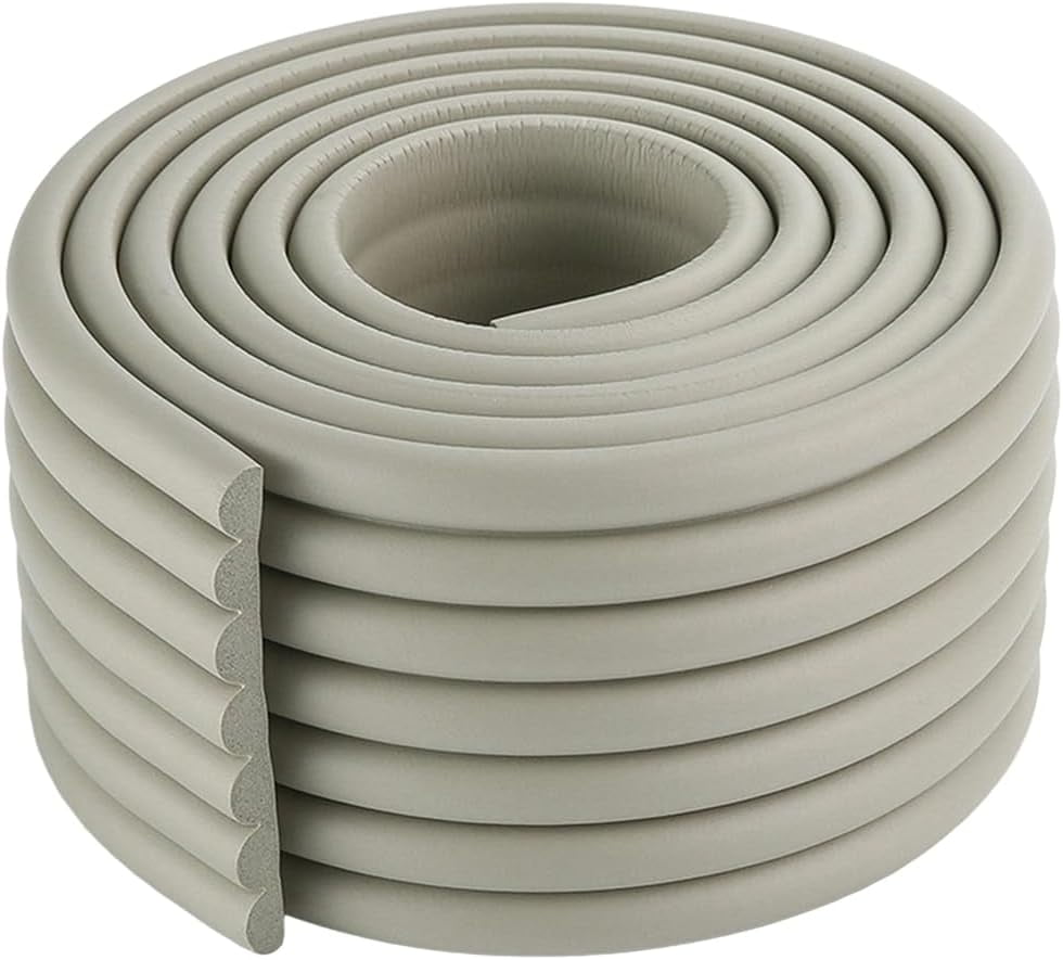 6.56 Ft Edge Protector Grey Anti-Collision Strip Edge Safety Bumpers ...