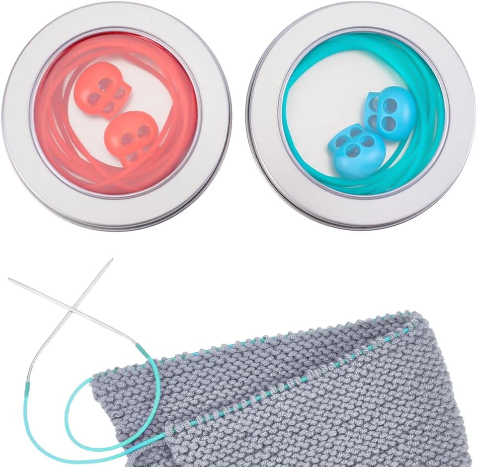 6.56 Yards Stitch Keeping Cords 2mm Hollow Rubber Tubing Knitting ...