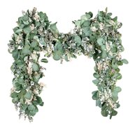Dolicer 6Ft 3 Pack Artificial Eucalyptus Garland Artificial Greenery, Faux Eucalyptus Vines ...