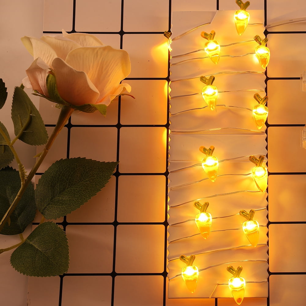 6.56ft 20 LED Easter String Lights Waterproof Decorations, Battery ...