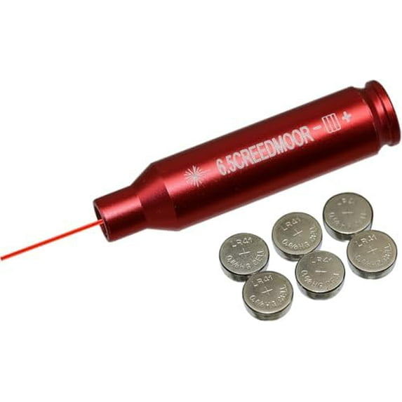 6.5CREEDMOOR Bore Sight Laser Red Dot Cartridge Laser bore Sighter with ...