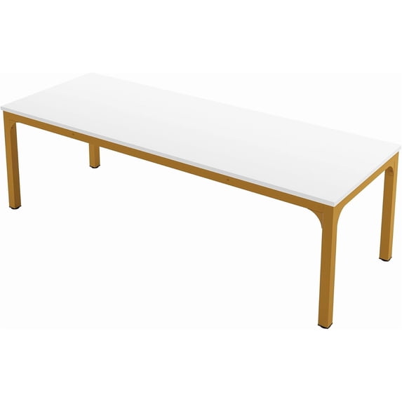 6.5FT Conference Table, 78.7-Inch Rectangle Meeting Seminar Table ...